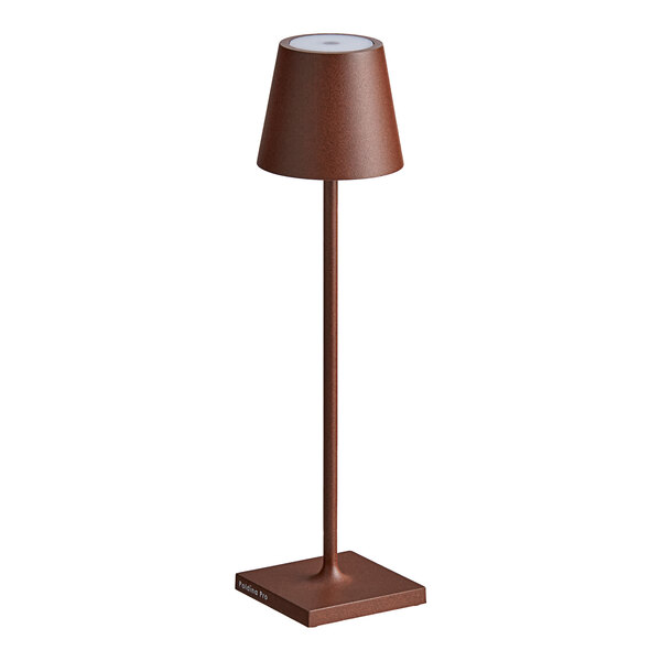 Zafferano America Poldina Pro Micro 10 7/8" Rust Cordless Rechargeable ...
