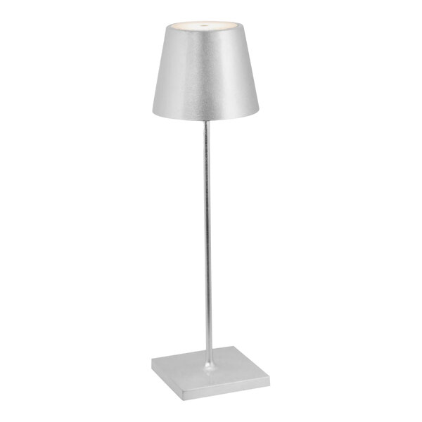 Zafferano America Poldina Pro 15" Silver Leaf Cordless Rechargeable ...
