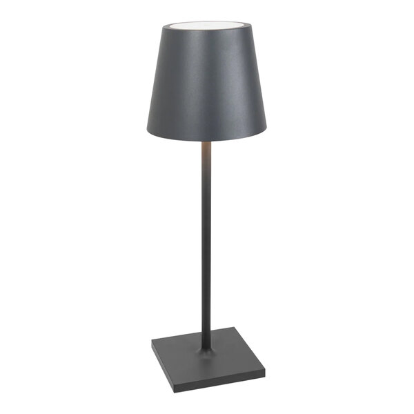 Zafferano America Poldina Pro L 19 5/8" Dark Gray Cordless Rechargeable ...