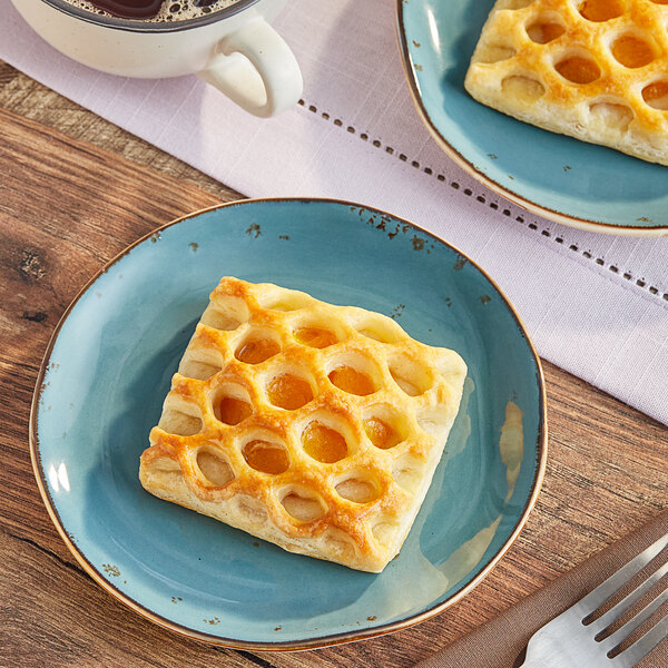 Bridor Ready-to-Bake Mango Danish 3.2 oz. - 42/Case