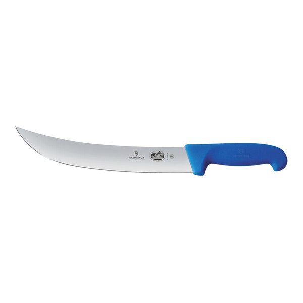 Victorinox 10" Cimeter Knife with Blue Fibrox Handle 5.7302.25