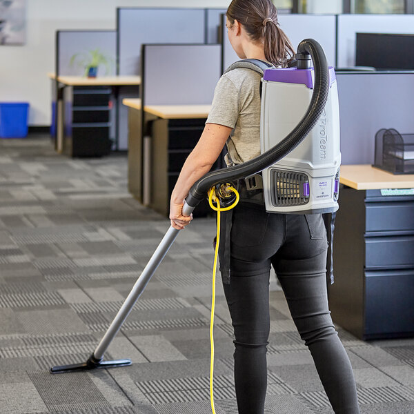 ProTeam GoFit 6 107700 6 Qt. Backpack Vacuum with 106820 15" Sidewinder ...
