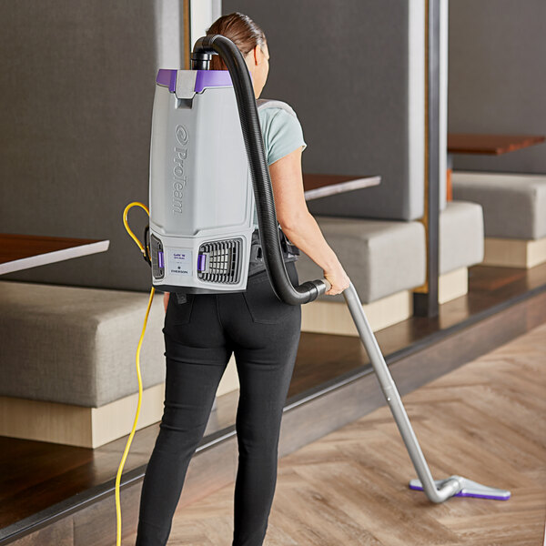 ProTeam GoFit 10 107689 10 Qt. Backpack Vacuum with 107098 Xover Multi ...