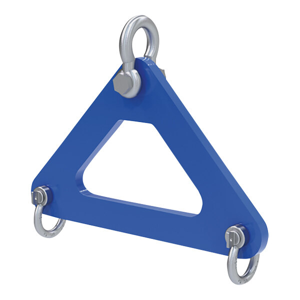 Vestil 28 1/2" x 6 5/8" x 24 1/8" Blue Steel Short Span Lifting Plate ...