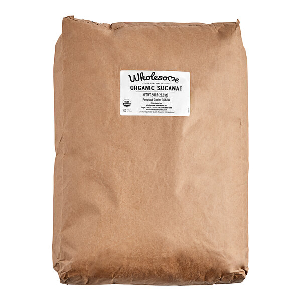 Wholesome Sweeteners Organic Sucanat® Sugar 50 lb.