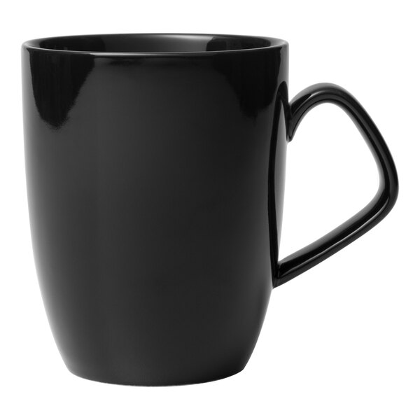 Libbey Samira 14.3 oz. Black Porcelain Mug - 24/Case