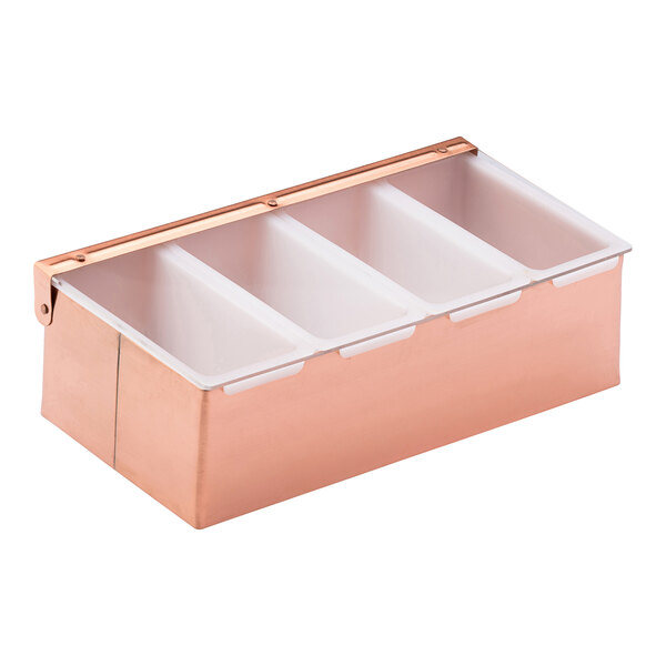 Utopia from Steelite International 4-Compartment Copper Stainless Steel ...