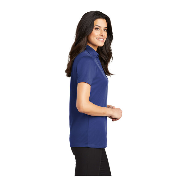Port Authority L540 Women's Royal Blue Short Sleeve Moisture-Wicking ...