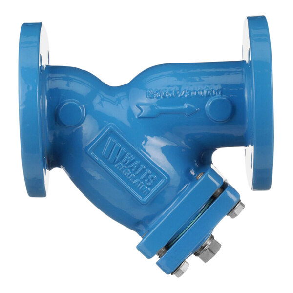 Watts 0825212 77F-DI-FDA-125 4" Wye-Pattern Flanged Cast Iron Strainer