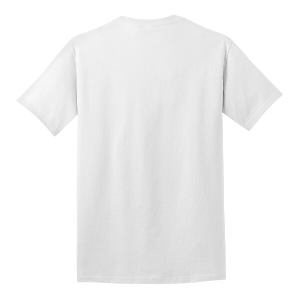 Port & Company® PC54 Unisex White Short Sleeve T-Shirt - Cotton