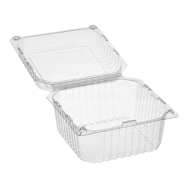 D&W Fine Pack 1 Qt. Clear Vented Rim Clamshell Produce / Berry ...