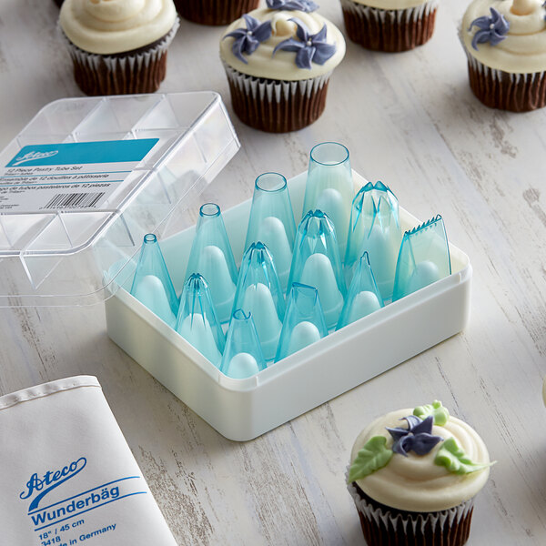 Ateco 788 12-Piece Plastic Piping Tip Set