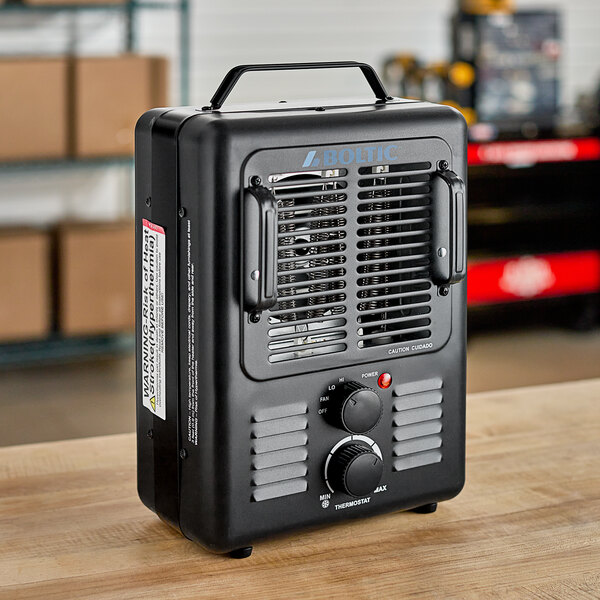 Boltic Portable Electric Milkhouse Heater - 120V, 1,500W