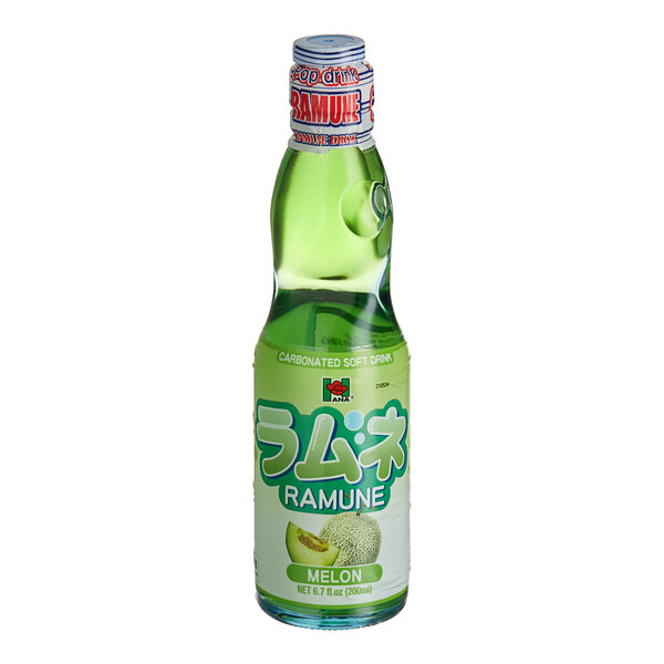 Hana Ramune Melon Soda 6.7 fl. oz. - 24/Case