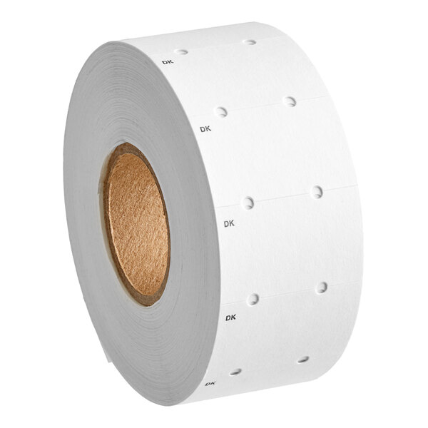 DayMark DuraMark 1 3/16" x 3/4" Permanent White Date Coder Label for ...