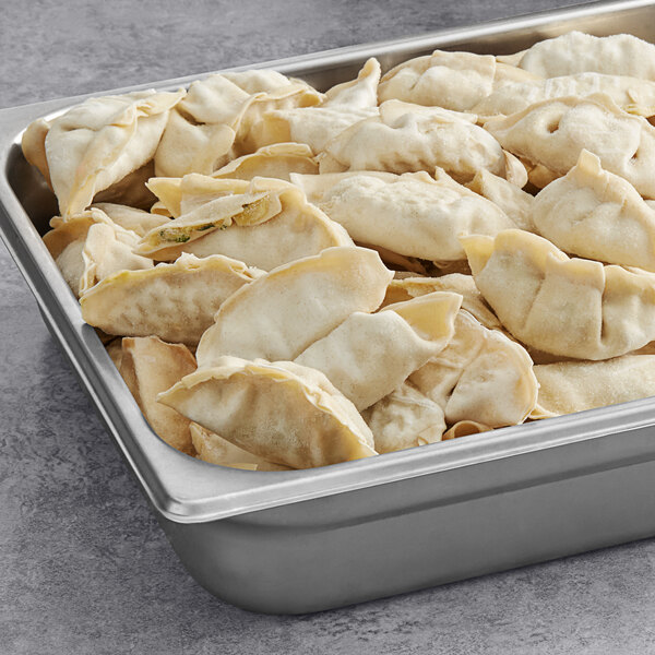 Chef One Vegetable Dumpling 40 oz. - 3/Case