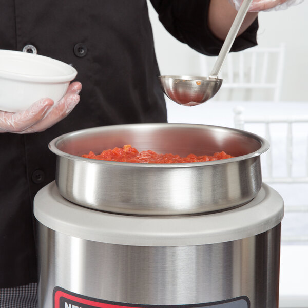 Vollrath 78184 Stainless Steel 7.25 Qt. Vegetable Inset