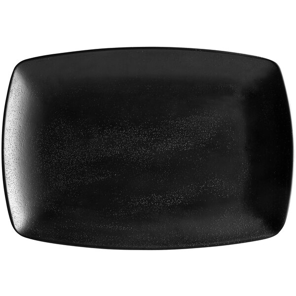 Elite Global Solutions JW7312 Zen 12 1/4" x 8 1/2" Black Rectangular ...