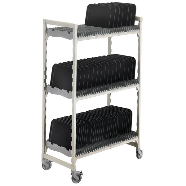 Cambro CPMU246075DRPKG Camshelving® Premium Speckled Gray Drying Rack ...