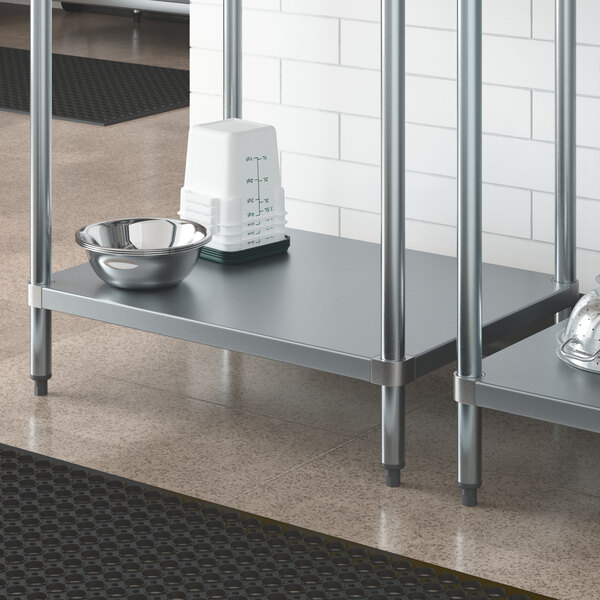 Regency 18-Gauge Galvanized Steel Adjustable Shelf for 30" x 36" Work ...