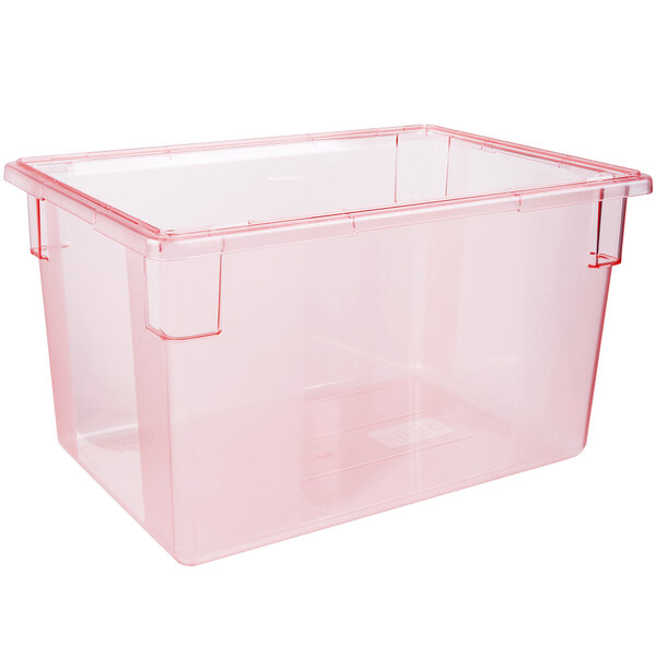 Carlisle 10624C05 StorPlus Red Food Storage Box - 26" x 18" x 15"