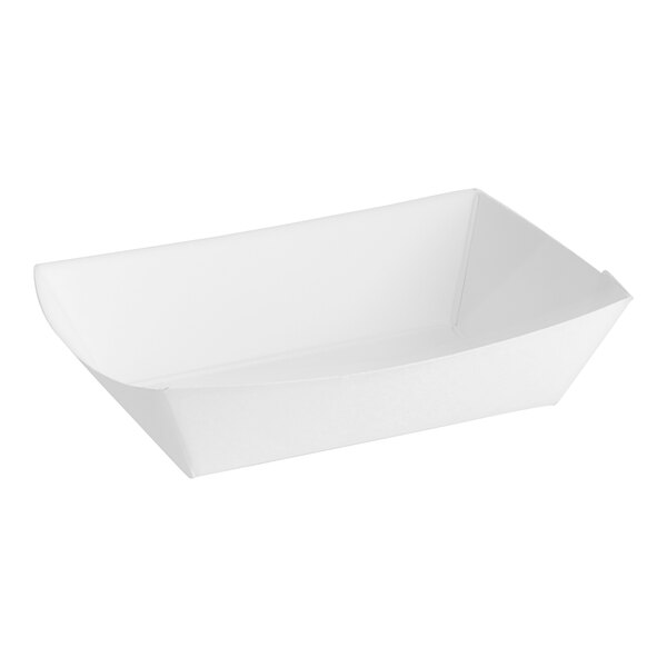 Southern Champion #40 6 oz. White Paper Food Tray - 1000/Case