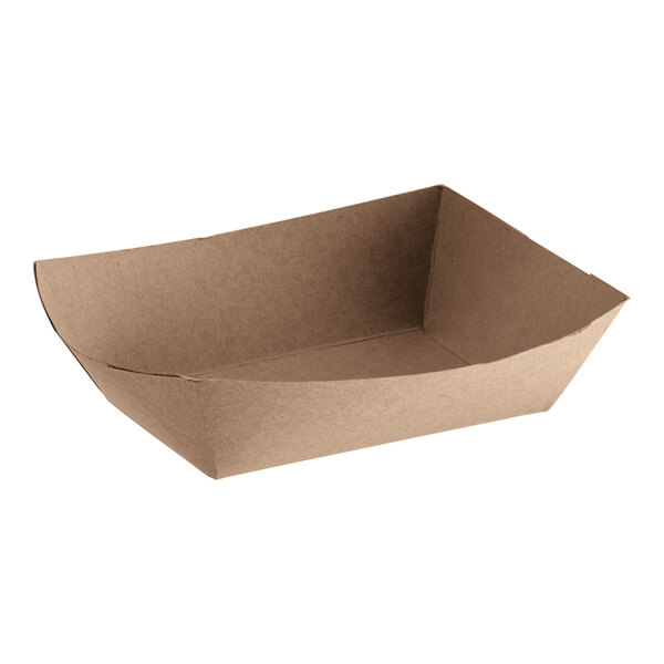 Southern Champion #250 2.5 lb. Kraft Paper Food Tray - 500/Case