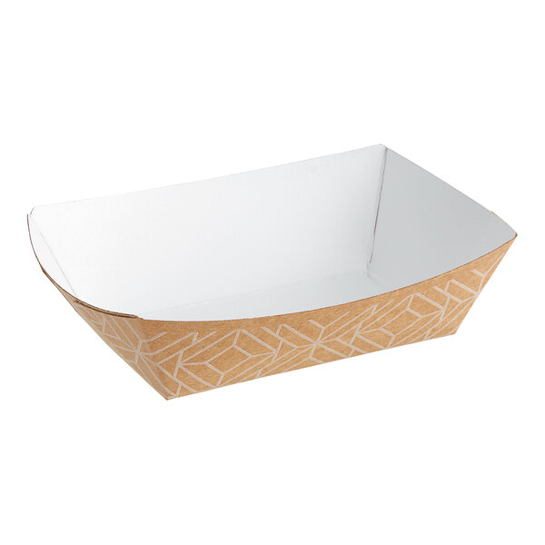 Southern Champion #50 8 oz. Deco Paper Food Tray - 1000/Case