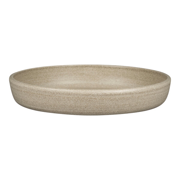 RAK Porcelain Rakstone Selva 9 7/16" Gray Porcelain Deep Plate - 2/Case