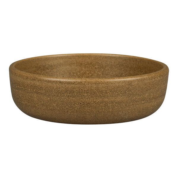 RAK Porcelain Rakstone Selva 23.65 oz. Autumn Brown Porcelain Bowl - 4/Case