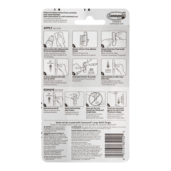3M Command™ 7100113025 5 lb. Large White Utility Hook