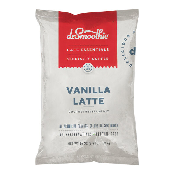 Dr. Smoothie Cafe Essentials Vanilla Latte Beverage Mix 3.5 lb.