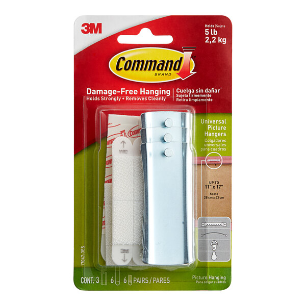 3M Command™ 7010376964 5 lb. Universal Picture Hanger - 3/Pack