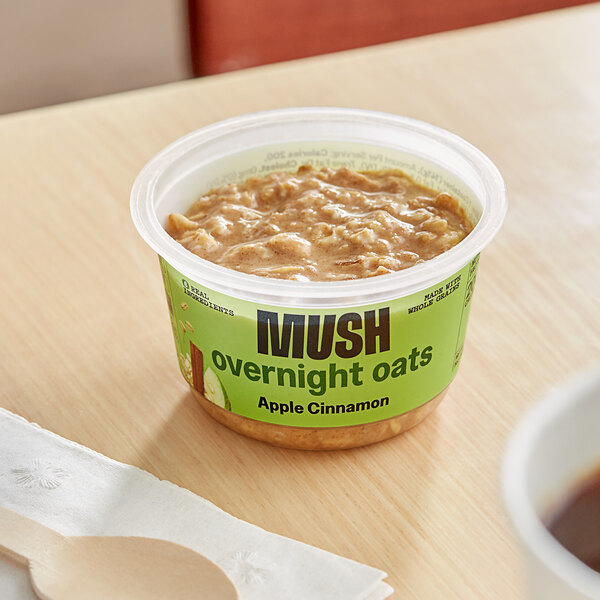 MUSH Apple Cinnamon Overnight Oats 5 oz. - 8/Case