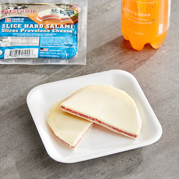 Cheesewich Salami and Provolone Cheese Sandwich 2.5 oz. - 64/Case