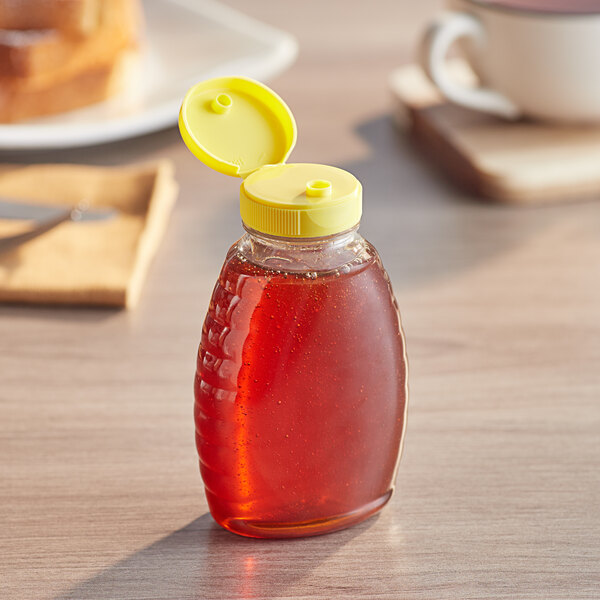 8 oz. (12 oz. Honey Weight) Classic Queenline PET Honey Bottle with ...