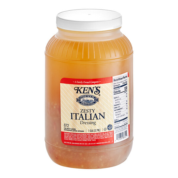 Ken's Foods Zesty Italian Dressing 1 Gallon
