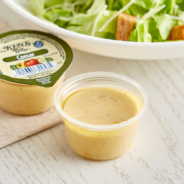 Ken's Foods Caesar Dressing 1.5 oz. Cup - 100/Case