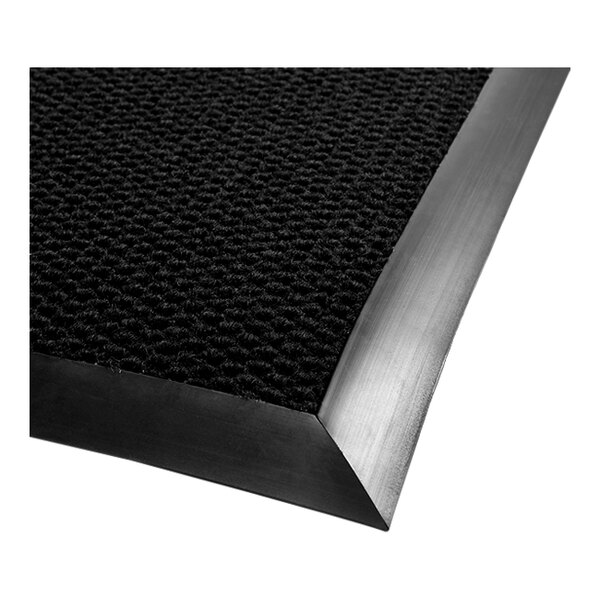 M+A Matting Berber Roll Goods 22829435108 3' x 5' Solid Black Mat with ...