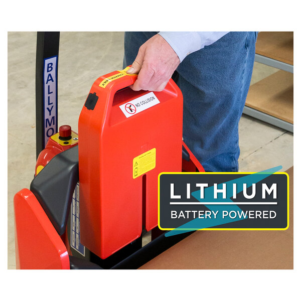 Ballymore 48V Lithium Battery-Powered Pallet Truck with 48" x 21" Forks ...