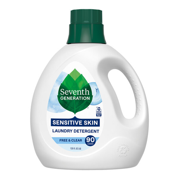 Seventh Generation 10732913450654 135 oz. Free & Clear Liquid Laundry ...