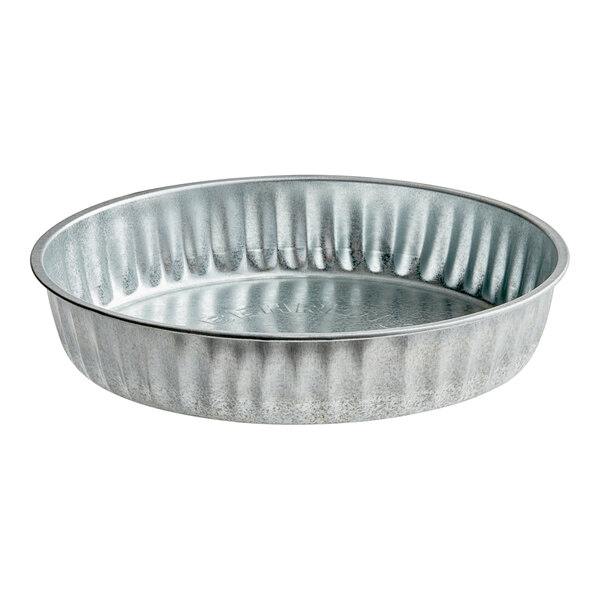 Behrens 2166 1 Gallon Galvanized Steel Oil Drip Pan