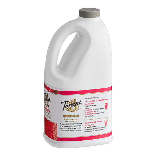 Torani Raspberry Puree Blend 64 fl. oz. - 6/Case
