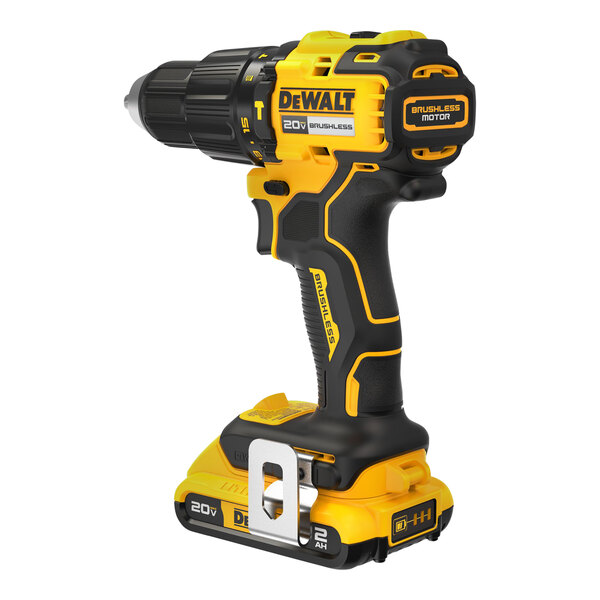 DeWalt 20V MAX 1/2" Variable Speed Cordless Brushless Hammer Drill ...