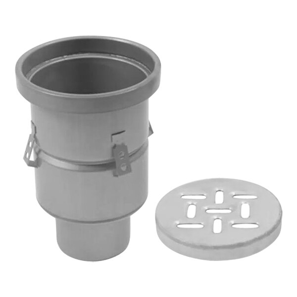 BLUCHER BFD-423 8 " Stainless Steel Round Top Sanitary Floor Drain with ...