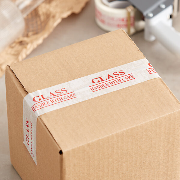 Tape Logic 2" x 55 Yard "Glass / Handle With Care" Carton Sealing Tape ...