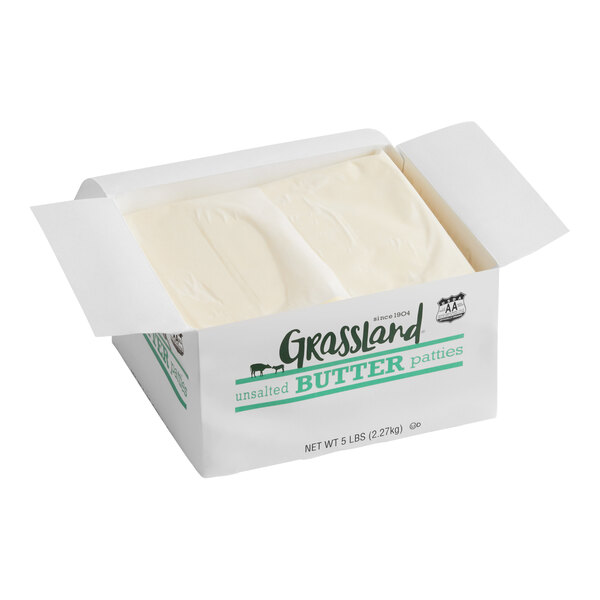 Grassland 7" x 6" Unsalted Grade AA Lamination Butter Sheet 0.5 lb ...
