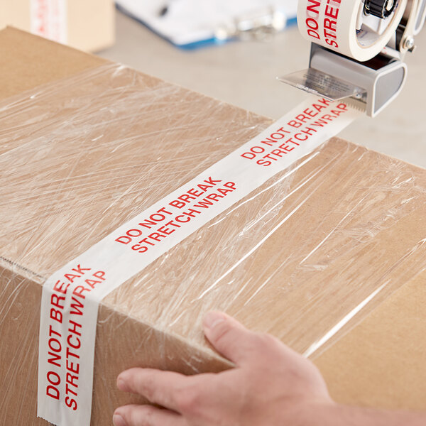 Tape Logic 3" x 55 Yard "Do Not Break Stretch Wrap" Carton Sealer Tape ...