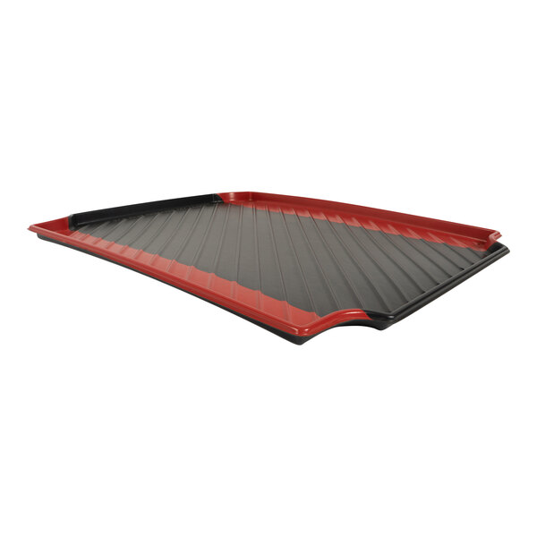 SPC Industrial 30" x 24" Black / Red Containment Tray CTR300124