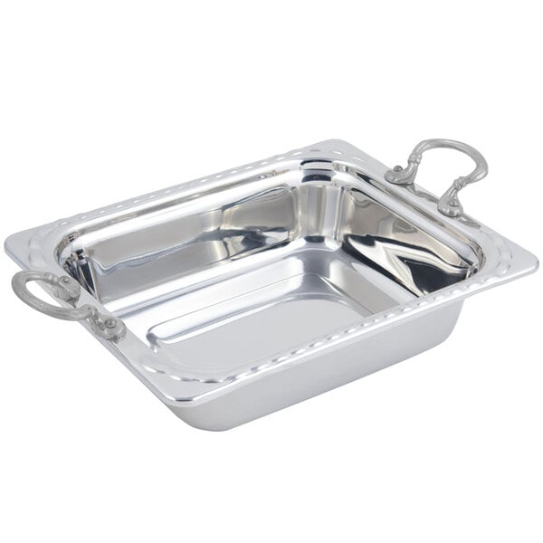 Bon Chef 5609HRSS 11" x 13" x 3" Stainless Steel 3 Qt. Half Size ...